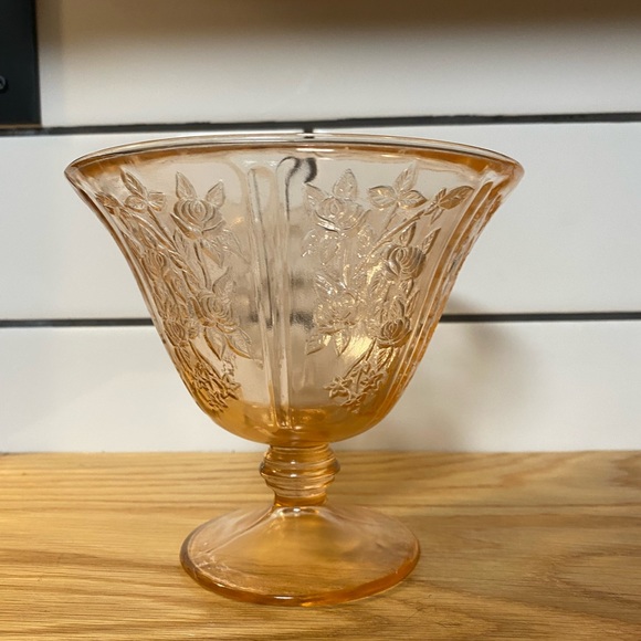 Art | Pink Depression Glass Candy Bowl | Poshmark